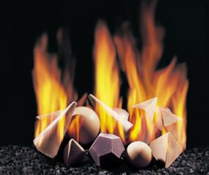 60-Geo Shapes - Custom Designed Fireplaces | Fireplace Mantels | Fireplace